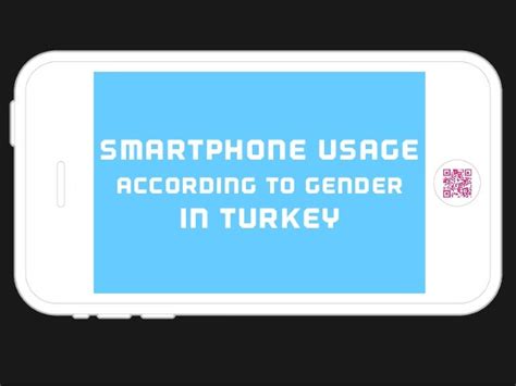smartphone usage according to gender in turkey