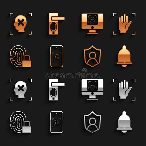 Set Mobile And Face Recognition Palm Print Motion Sensor User Protection Fingerprint With