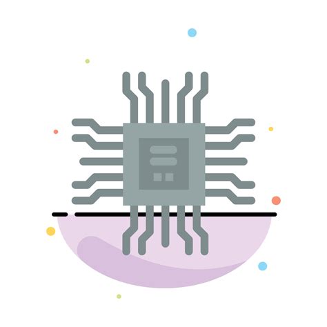 Book Cpu Learning Technology Abstract Flat Color Icon Template 13131660