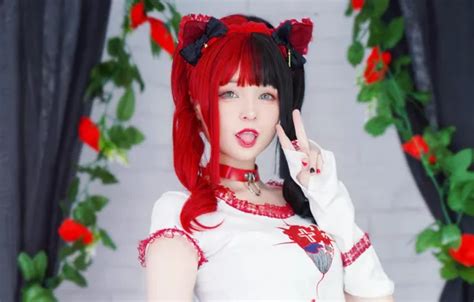 Download Wallpaper Girl Red Hair Long Hair Beautiful Pretty Lips