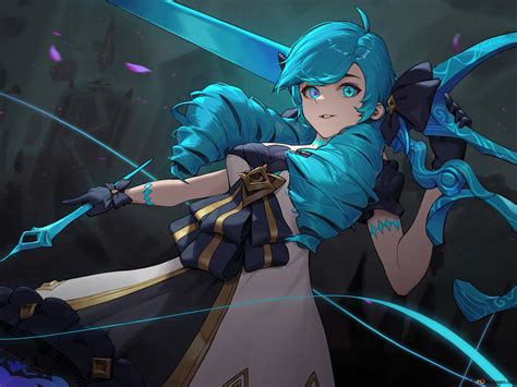 Campeona De Muñecas Gwen League Of Legends Lol 4k Descarga De
