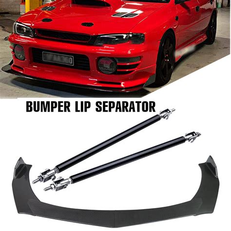 For Subaru Gc8 Impreza Front Bumper Lips Spoiler Spoilerstrut Rods