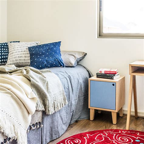 Velador Modular Puerta Celeste Blom