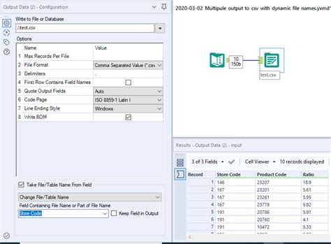 Solved Multipule Output To Csv With Dynamic File Names N Alteryx Community