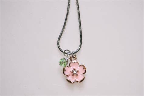 Japanese Cherry Blossom Necklace At Debra Baughman Blog