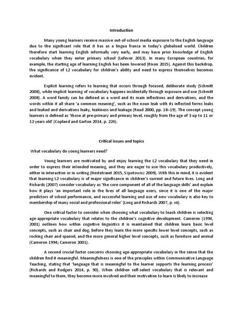 Elt Assgnment Pdf Vocabulary Learning