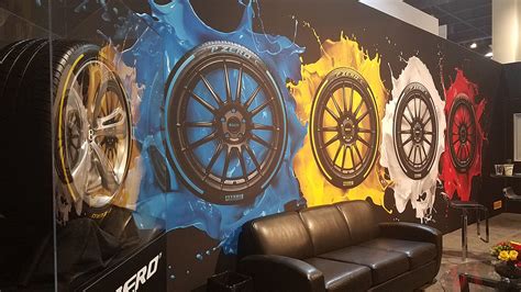 Photo Gallery Pirelli Color Edition Tires Showcased At Sema Tire