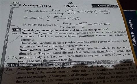 29 Boltzmann Constant K Temperature Energy Kml2t−2 Ml2t−2k−1jk−1