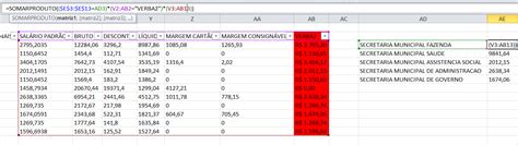 Fórmula Para Somatória De Determinadas Verbas Mensais Microsoft Office E Similares Clube Do