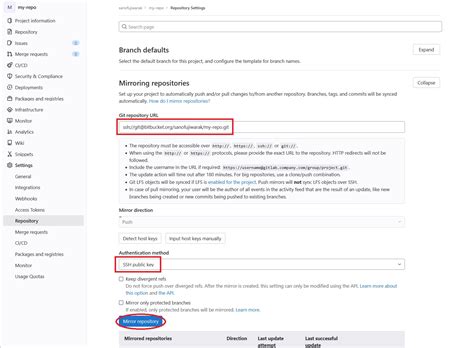 Gitlab：bitbucketをmirroring Repositoryに使用する 森羅万象テーブル
