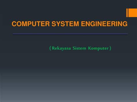 Ppt Computer System Engineering Powerpoint Presentation Free