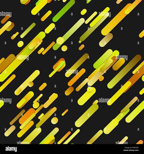 Yellow Abstract Seamless Trendy Gradient Diagonal Rounded Stripe Pattern Background Graphic
