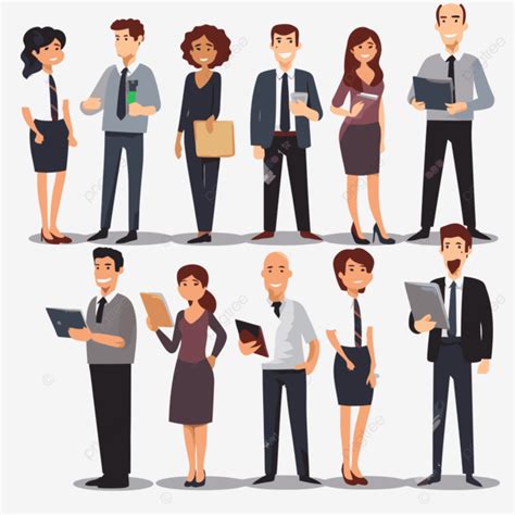 Recursos Humanos Vector Png Sticker Clipart Profesional Gente De