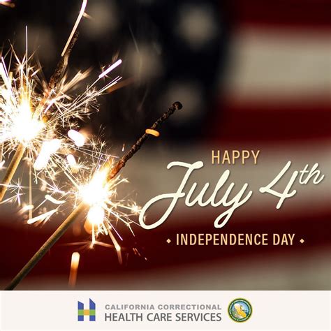 Cchcs Cdcr Independenceday Starsandstripes Redwhiteandblue California Correctional Health