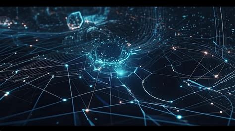 Premium Ai Image Big Data Flow Technology And Data Science Illustration