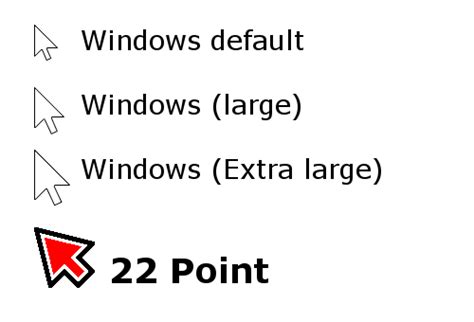 Standard Windows Cursors
