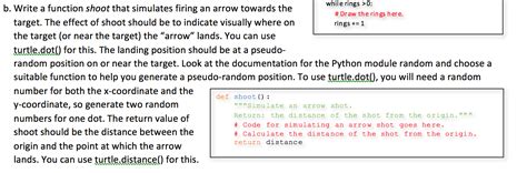 Solved I Have To Code Up A Turtle Program That Resembles An Chegg Com