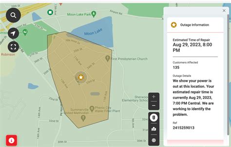 Alabama Power Outages In Phenix City And Smiths Station