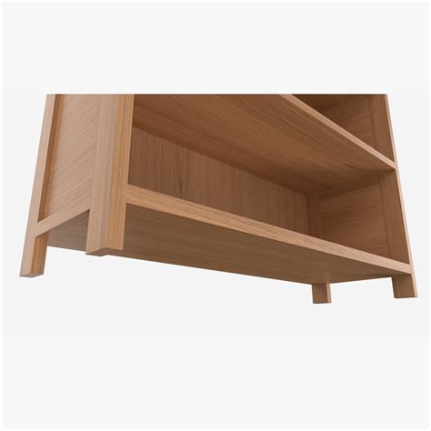 Low Bookcase Ercol Bosco 3d Model Download Shelving On