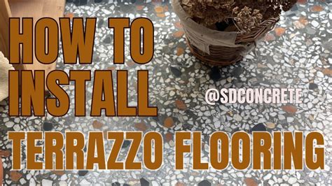 How To Make Terrazzo Floors 3 Phases 1 Floor Prep And Divider