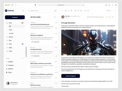 Email Web Application By Jurdan Wahyu On Dribbble