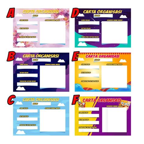 Carta Organisasi Dalam Kelas