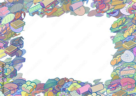 Background Pattern Abstract Design Texture Seafood And Bakery Products