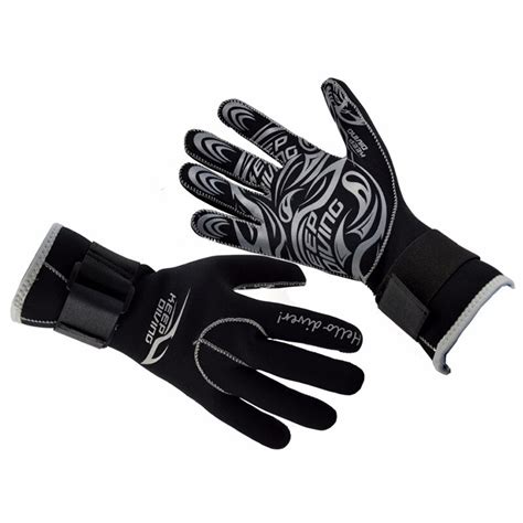 Vinterbad Spjutfiske Neopren Dykhandskar Snorkling Grandado