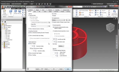 An Example Of Depth Of Information Talking About Application Options
