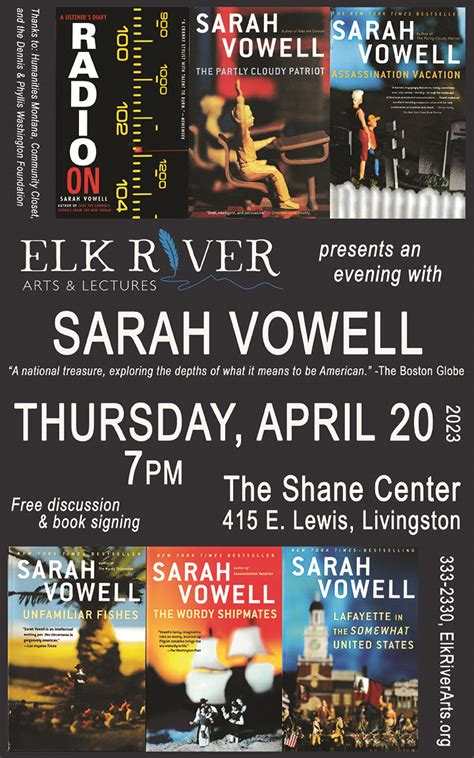 Spring 2023 Lecture Series — Elk River Arts And Lectures