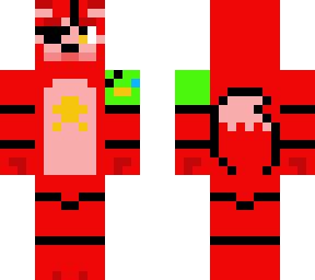 Rockstar Foxy Minecraft Skin