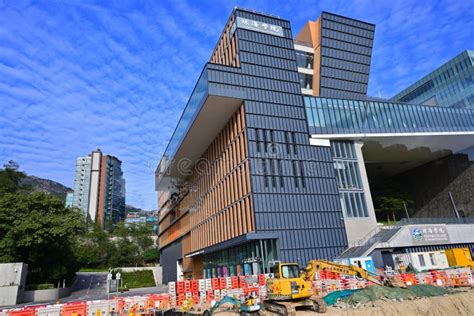 Hong Kong School Building Exterior Design Editorial Photography Image