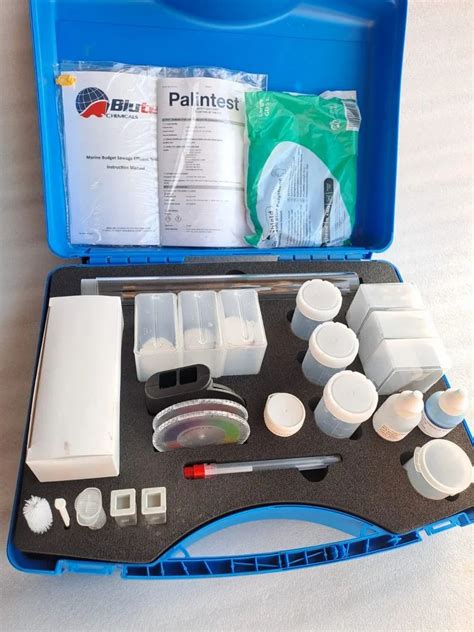 Compact Sewage Test Kits Mts K100814 Blu Packaging Type Plastic Box
