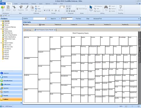 data visualizations in the active details pane in nvivo
