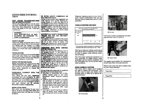Suzuki Fa50 1985 Handleiding 17 Paginas