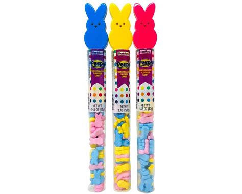 Peeps Bunny Candy Tube Topper 12 Box Candy Favorites