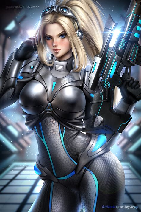 Nova And Terran Starcraft Drawn By Ayyasap Danbooru