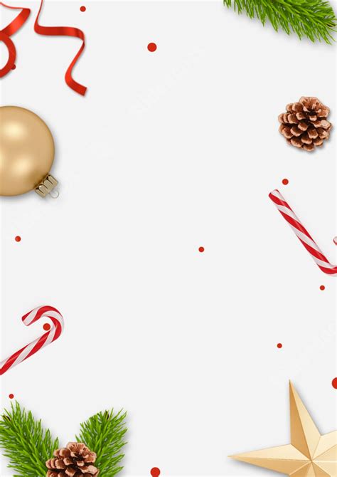 Plantilla De Borde Navideño En Word Marco De Navidad Vectores