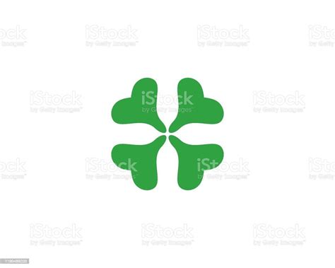 Clover Leaf Template Stock Illustration Download Image Now Abstract