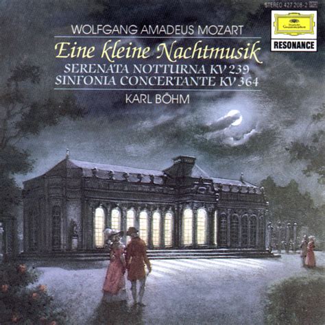 Mozart Eine Kleine Nachtmusik Böhm Deutsche Grammophon