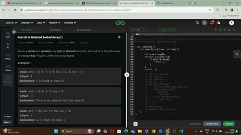 Yaswanth Reddy Patnam On Linkedin Gfg160 Geekstreak2024 Dsa Datastructures Algorithms
