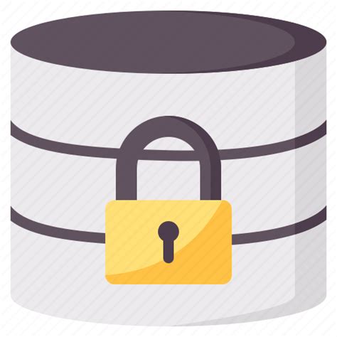 Database Lock Server Data Icon Download On Iconfinder