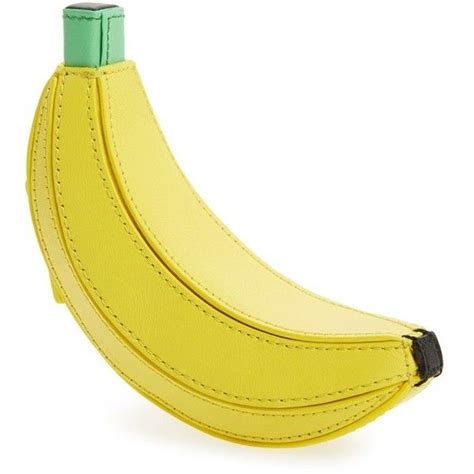 Womens Kate Spade New York Banana Leather Coin Purse Leather Coin