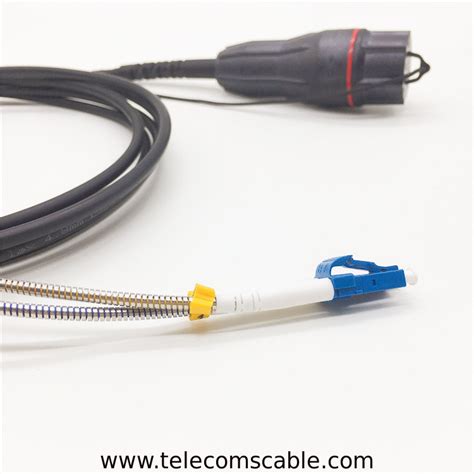 Fullaxs Lc Outdoor Armoured Fibre Optic Cable Ip67 Waterproof Fiber