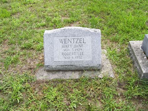 Mary Jane Wentzel 1929 1929 Monumento Find A Grave