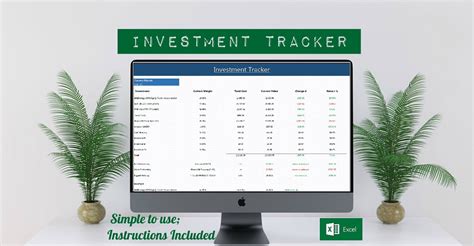 Investment Tracker Excel Template