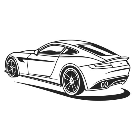 Front View Of A High Performance Sports Car In A Sleek And Dynamic