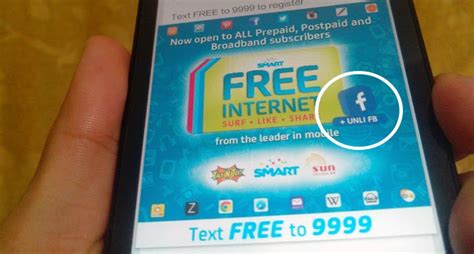 Smart Adds Unlimited Facebook To Free Internet Promo Now Available