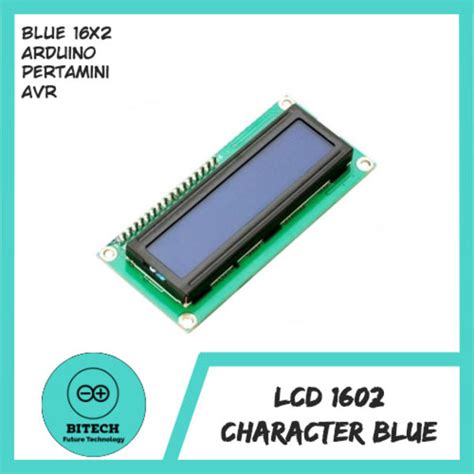 Jual Lcd 1602 Module Blue Screen 16x2 Character Di Seller Bitech