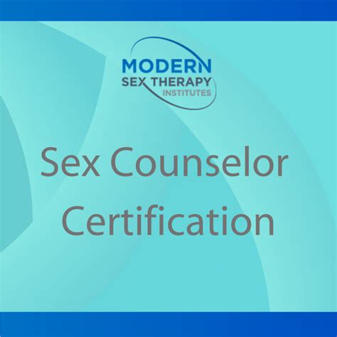 Sex Therapy Certification Modern Sex Therapy Institutes